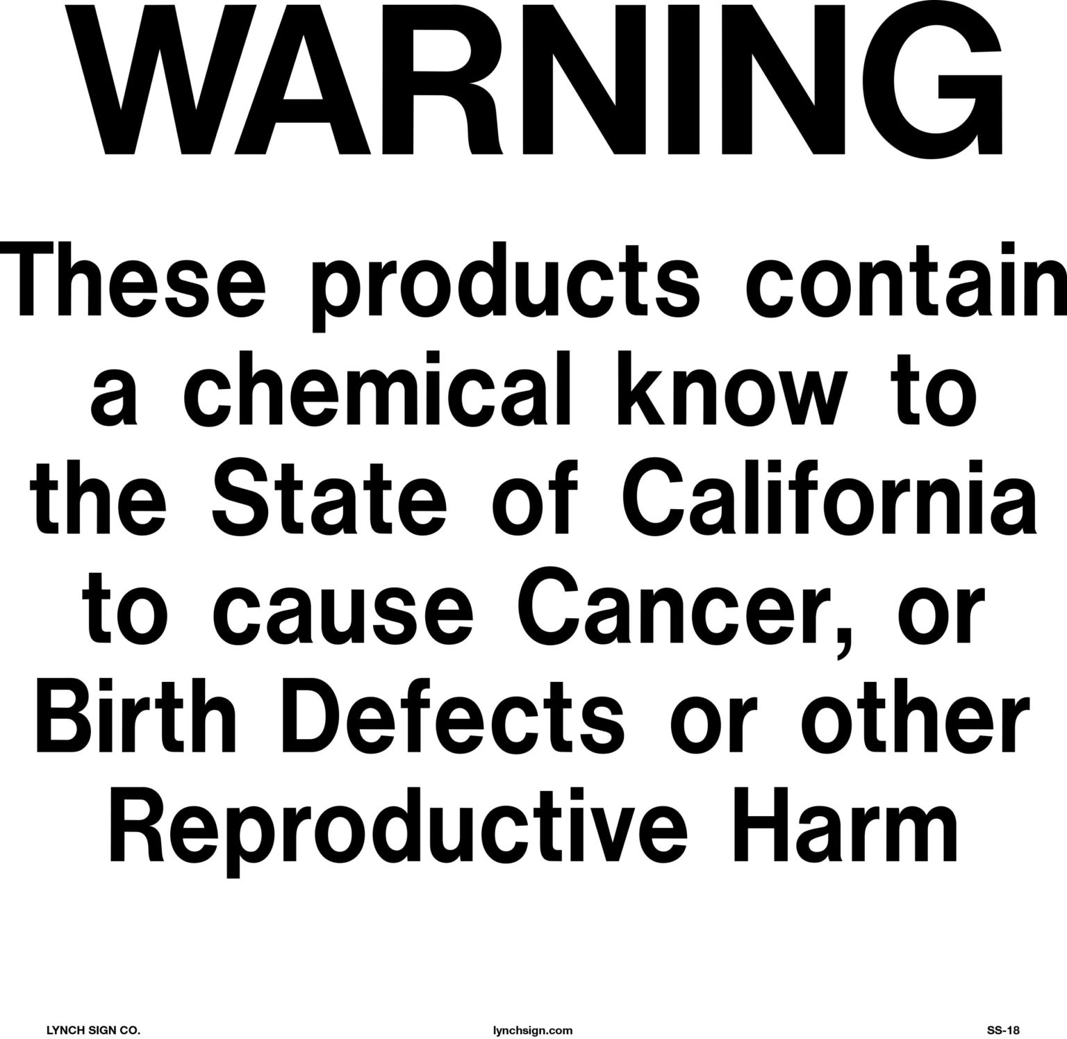 SS-18 – Lynch Signs